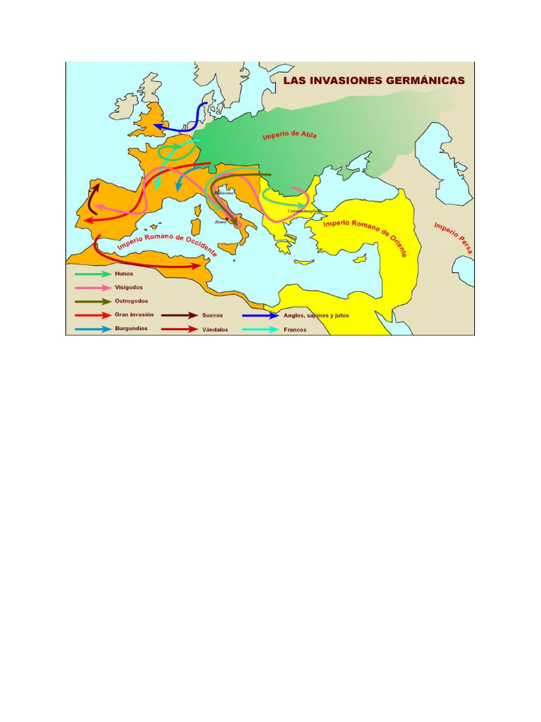 mapa invasiones | PDF