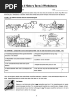Grade 4 Geography Term 4 Exam Paper | PDF | Water