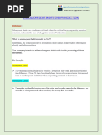 Subsequent Debit Credit Credit Memo | PDF | Receipt | Invoice