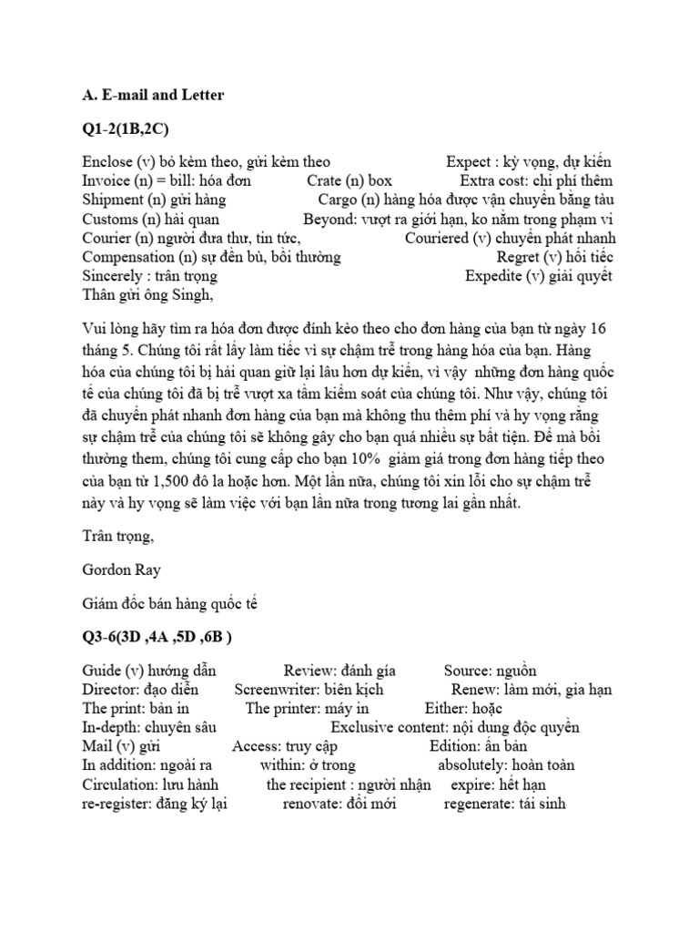 Reading A Part7-WEEK1 | PDF