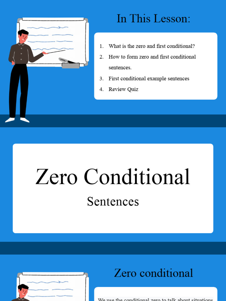 First Conditional PowerPoint Lesson | PDF | Linguistic Morphology | Semantics