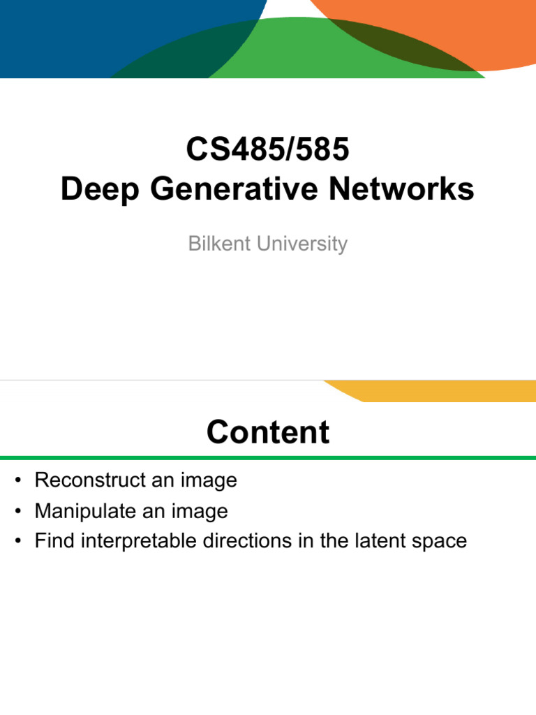 CS485 Ch4 Latentcodes-2 | PDF | Principal Component Analysis | Algorithms
