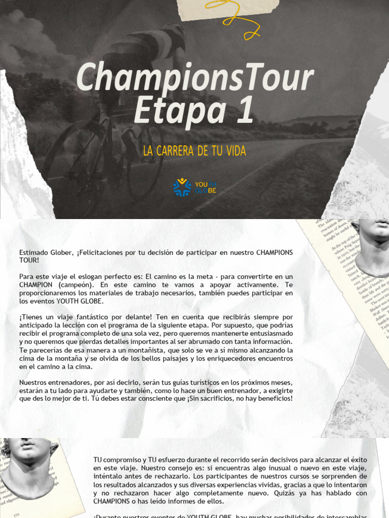 ChampionsTour Etapa 01 - El Camino Es La Meta | PDF | Relaciones personales, crianza y ...