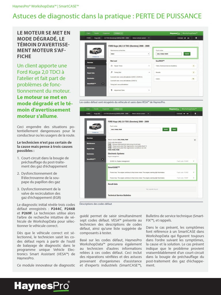 P244C, P246B, P269F | PDF | Moteur diesel | Véhicules