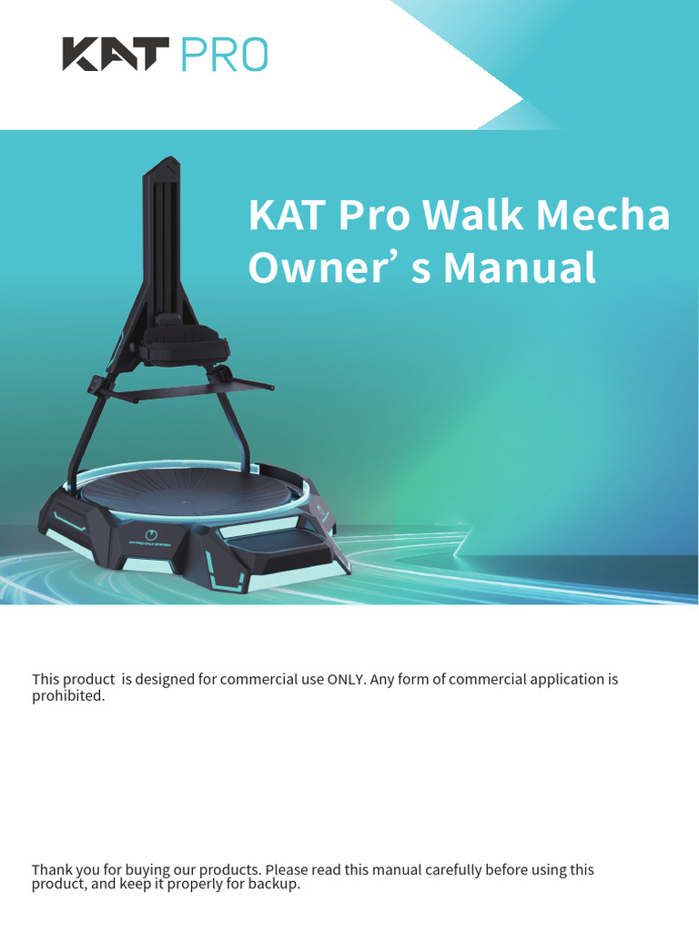 KAT Pro Walk Mecha Owner's Manual | PDF