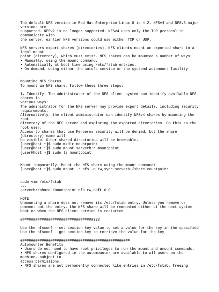 Nfs 2 | PDF | Computer Networking | Computer Data