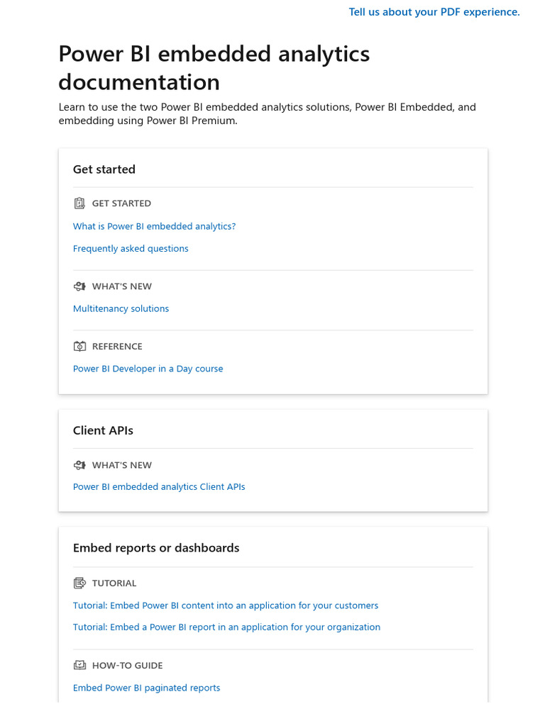 power-bi-developer-embedded | Download Free PDF | Application Software ...