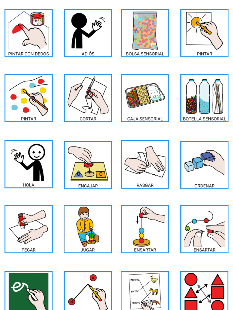 Pictogramas Tea y Tdah | PDF