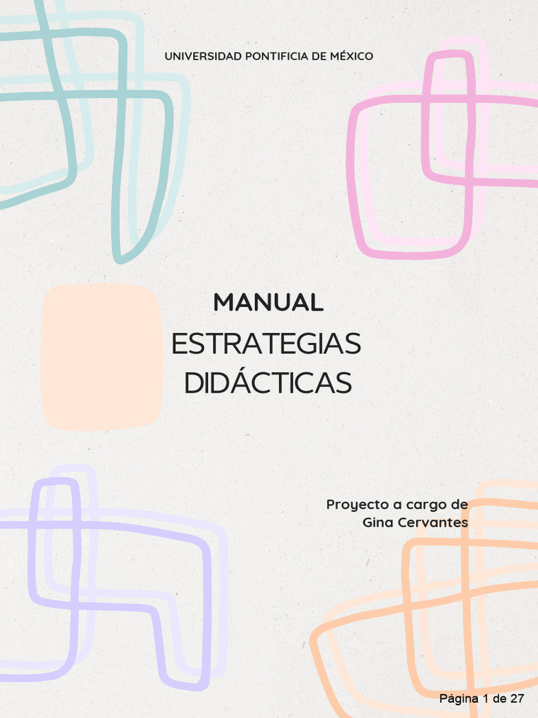 Manual De Estrategias Didácticas Gina Cervantes Pdf Física
