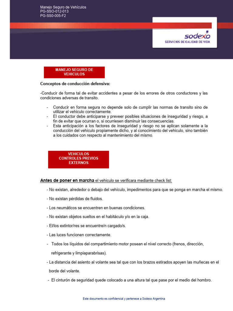 Manejo Seguro de Vehiculos | PDF | Sistema de freno antibloqueo | Airbag