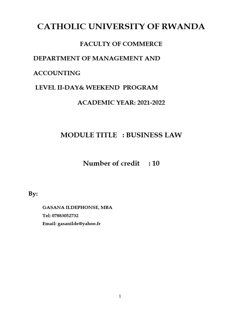 Business Law Study Notes | PDF | Arbitration | Appeal