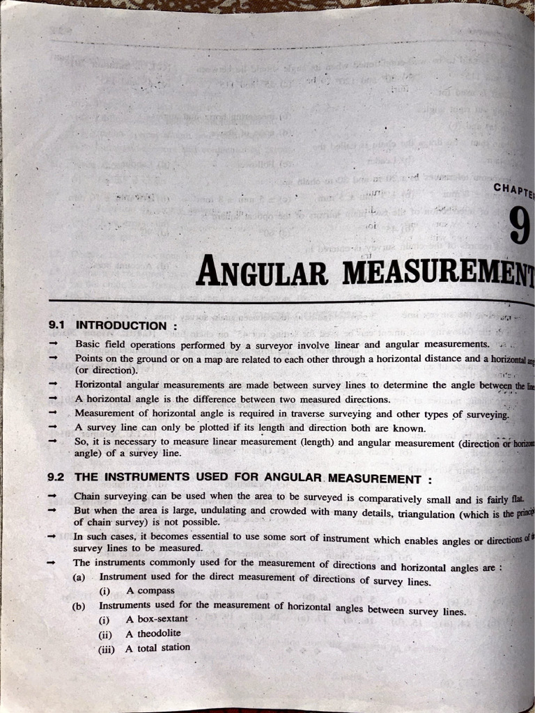 Angular Measurement | Download Free PDF | Elementary Geometry | Angle