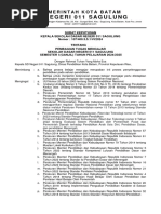 SK Pembagian Tugas Mengajar 2025-2026 | PDF