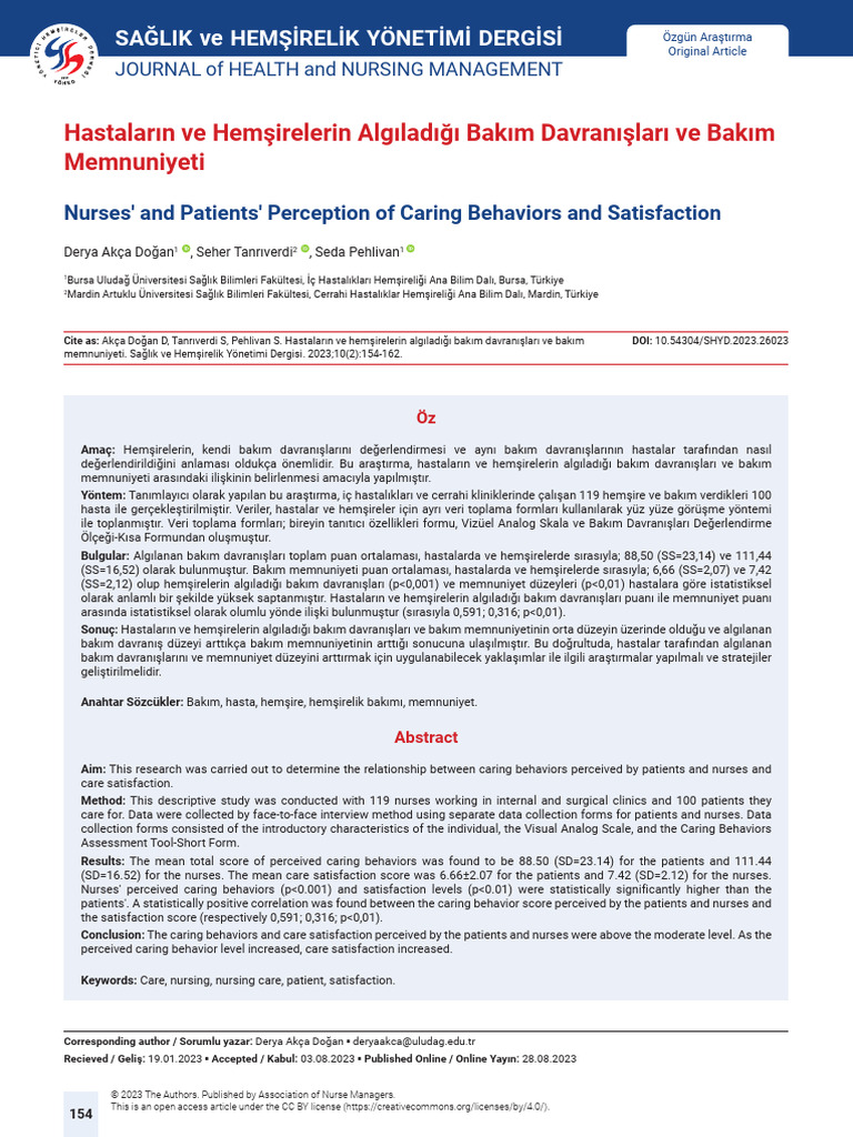 Shyd 26023 Research Article Akca Dogan (1) | PDF