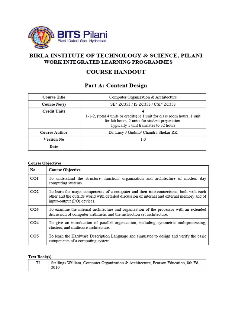 Computerorganization Architecture Regular Ho Pdf Central Processing Unit Computer Data