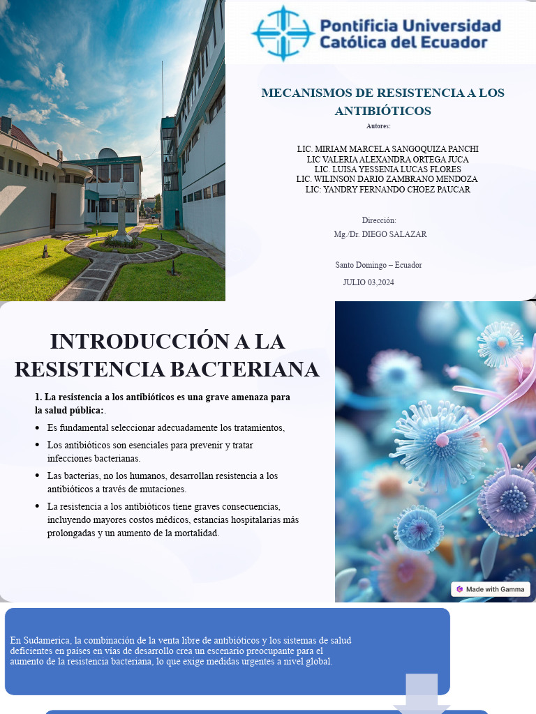 Resistencia A Los Antibioticos | PDF | Resistencia antimicrobiana | Las bacterias