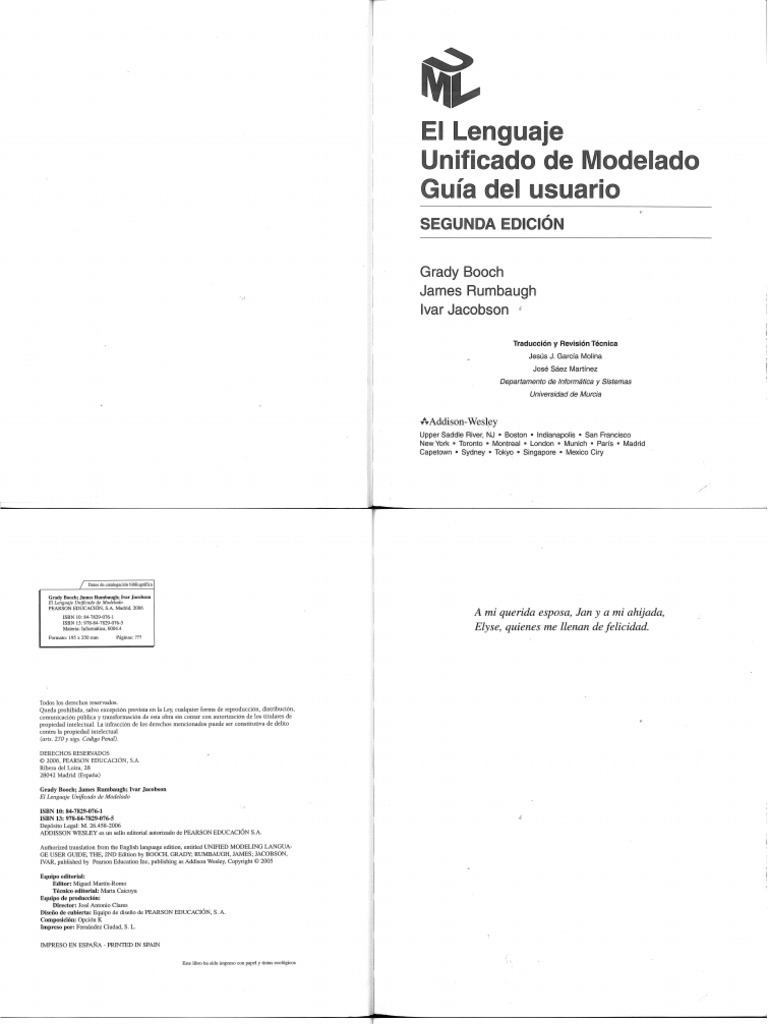 El Lenguaje Unificado de Modelado 2da Ed | PDF
