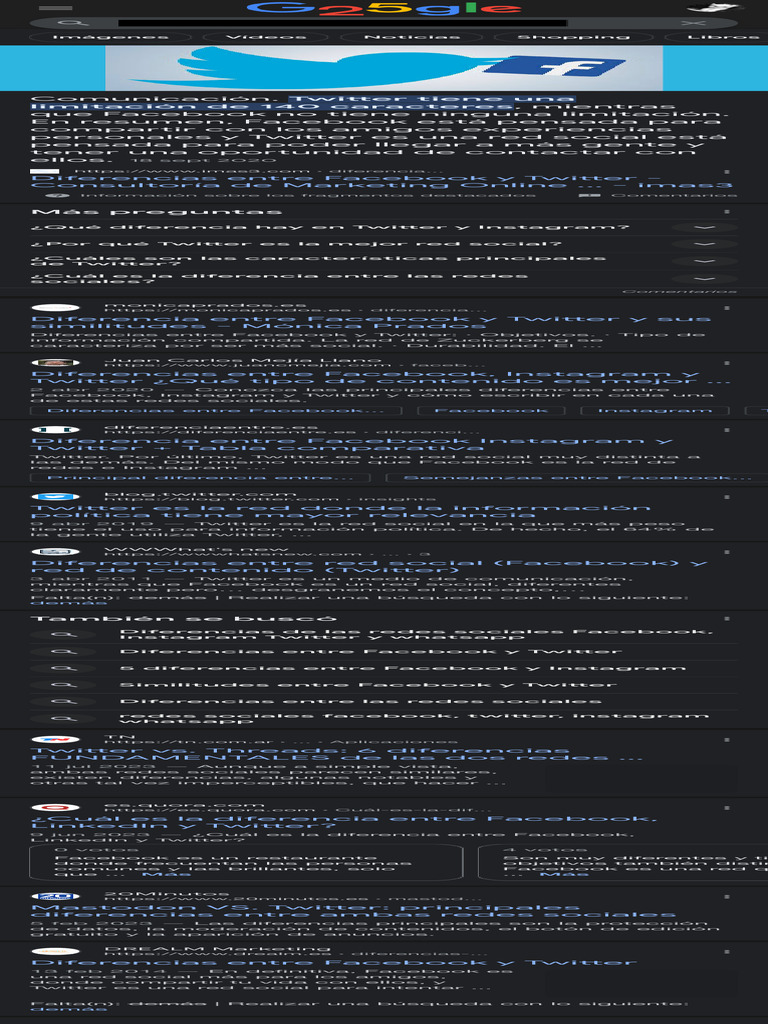 qué se diferencia twitter de las demás redes soci… | PDF | Facebook | web 2.0