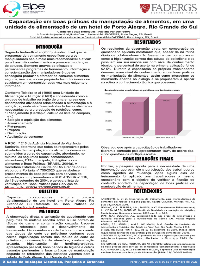 Sipe Poster Estagio Uan | PDF | Desenvolvimento profissional