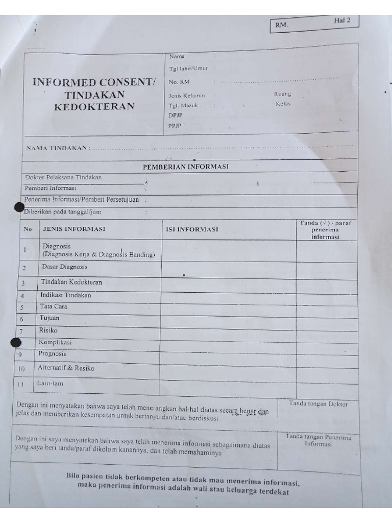 INFORMENT CONCENT | PDF