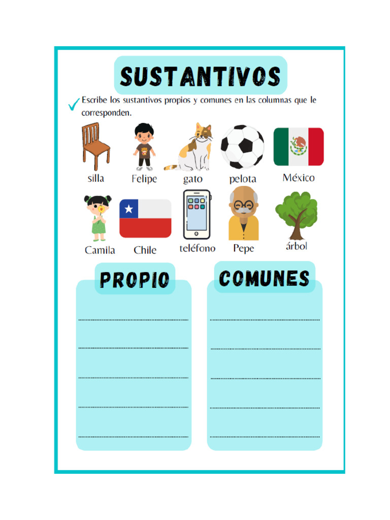 Sustantivos Comunes | PDF