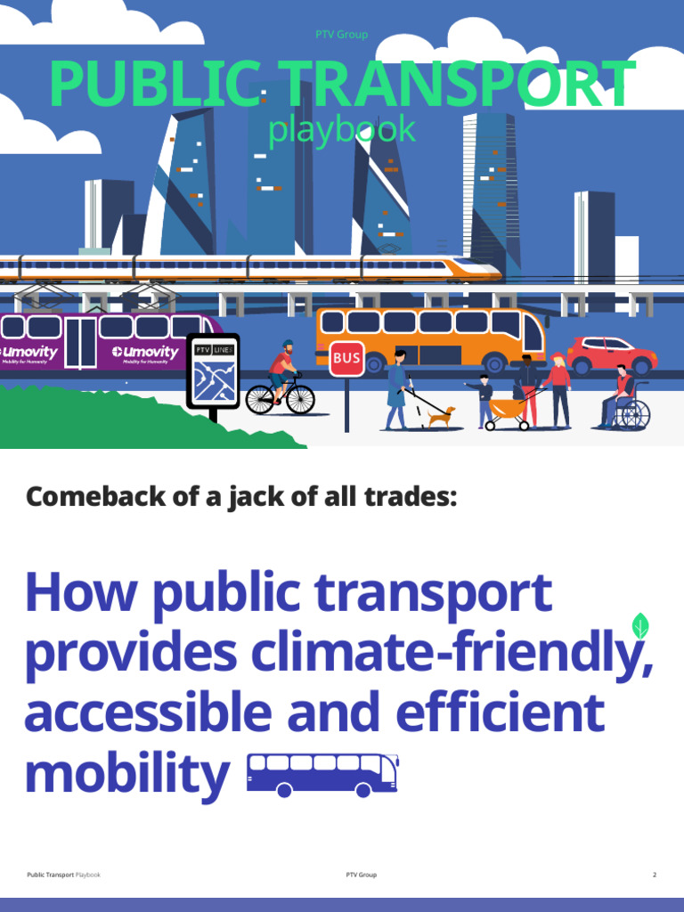 PTV PublicTransportPlaybook FINAL 0 | PDF | Public Transport | Bus