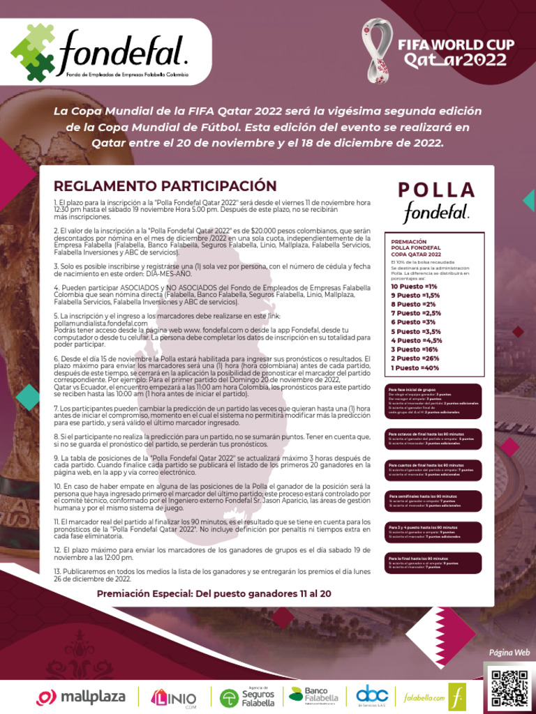 Reglamento Qatar | PDF