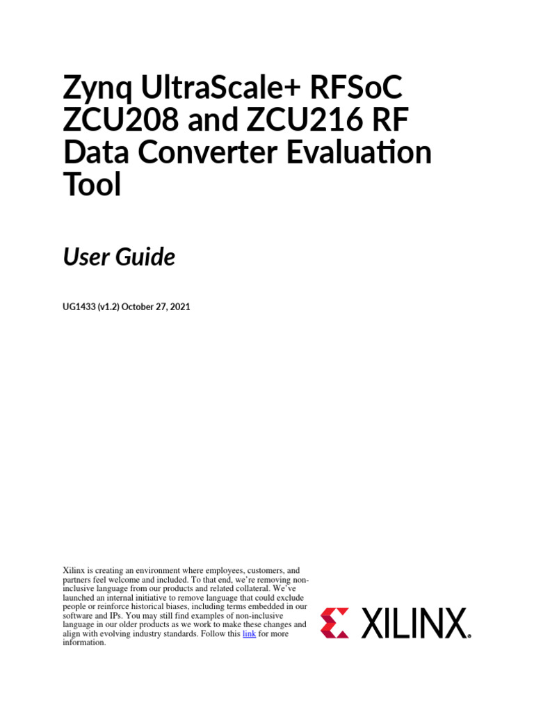 Ug1433 Zcu216 Rfsoc Eval Tool | PDF | Device Driver | Network Interface ...