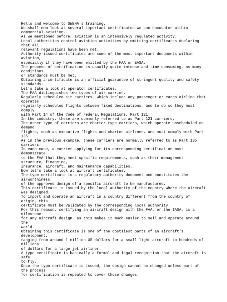 Certificates | PDF | Federal Aviation Administration | Aviation