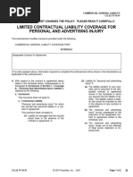 CG 00 01 04 13 Sample | PDF | Liability Insurance | Insurance
