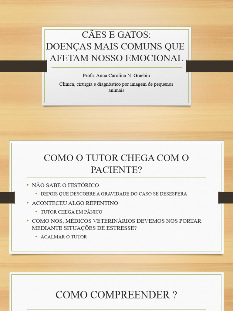 Doenças em Pets e Impacto Emocional | PDF | Gatos | Cães