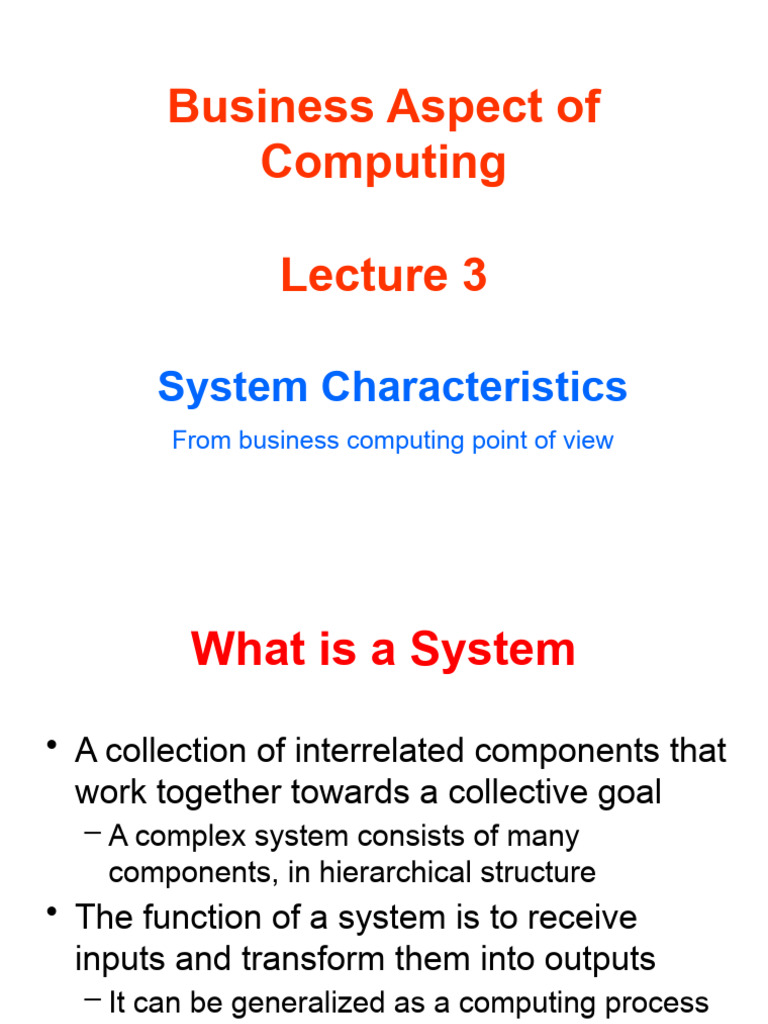 Systems | PDF | System | Computing