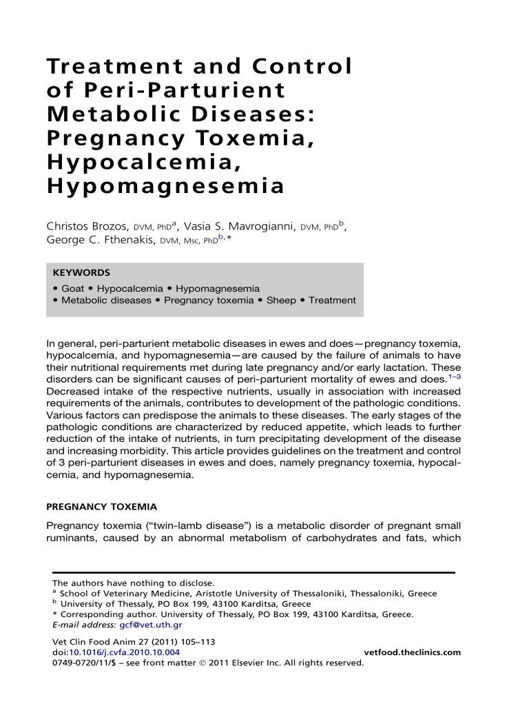 J Cvfa 2010 10 004 | PDF | Sheep | Health Sciences