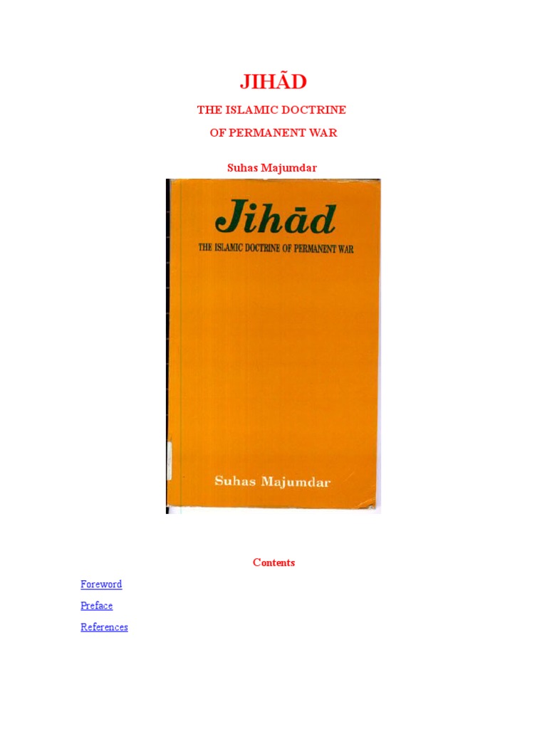 Jihad The Islamic Doctrine of Permanent War | PDF | Hadith | Jihad