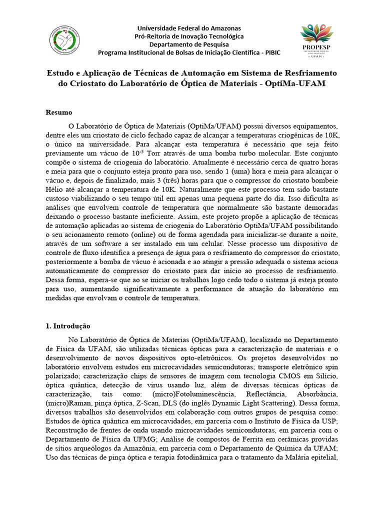 Proposta de Projeto PIBIC - 2024-PROTEC - UFAM - LUCAS - HENRY - v4 ...