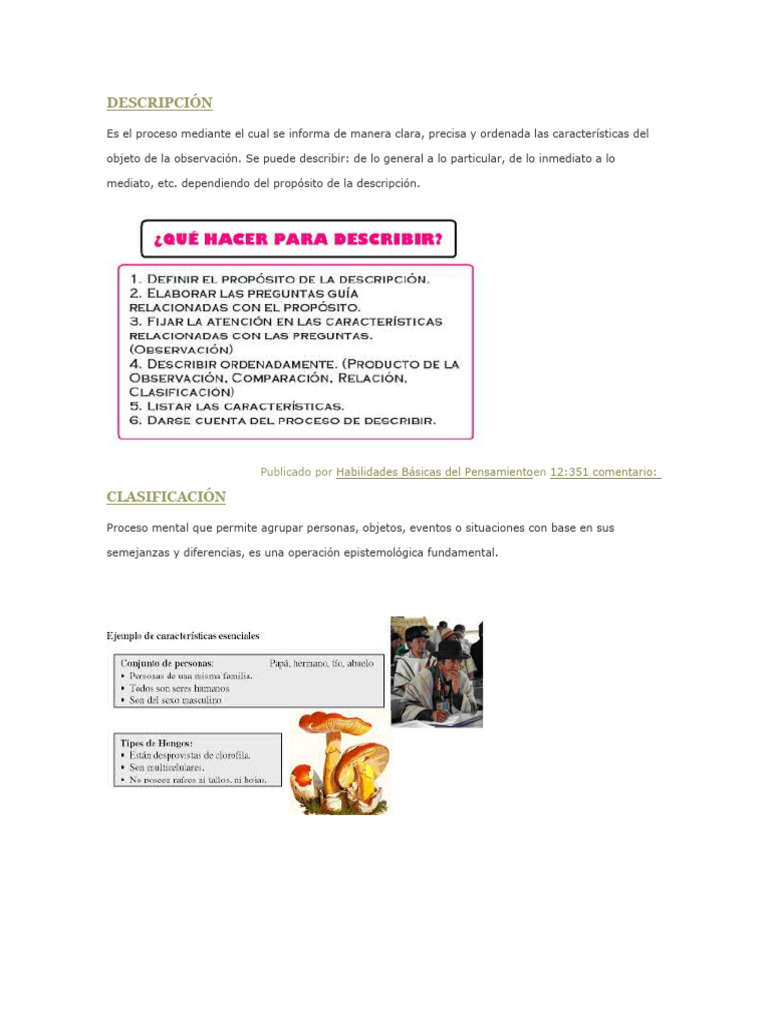 Para Elaborar Diap Del Pensamiento | PDF | Observación | Pensamiento