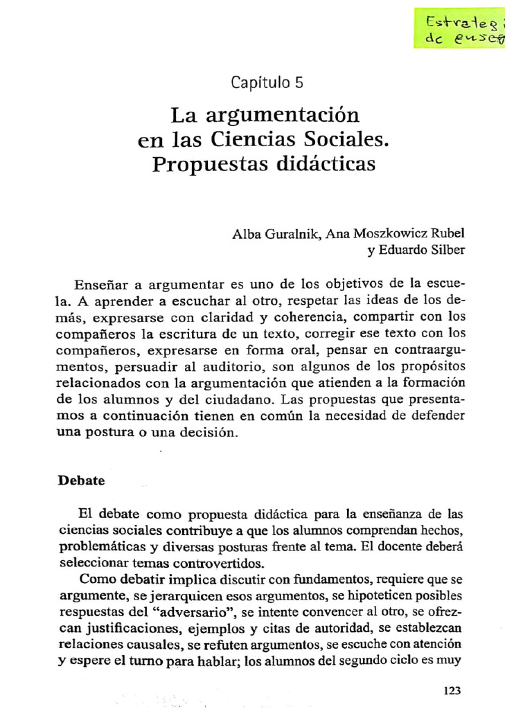 La Argumentacion en Las Ciencias Sociales | PDF