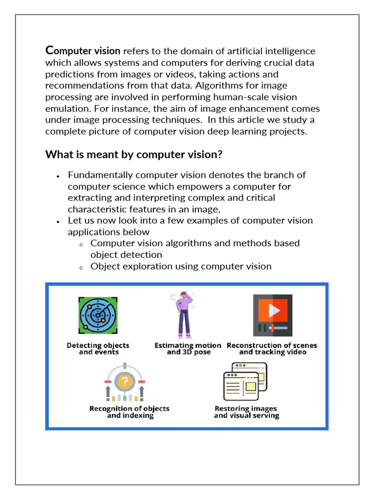 Computer Visiondk | PDF | Computer Vision | Deep Learning