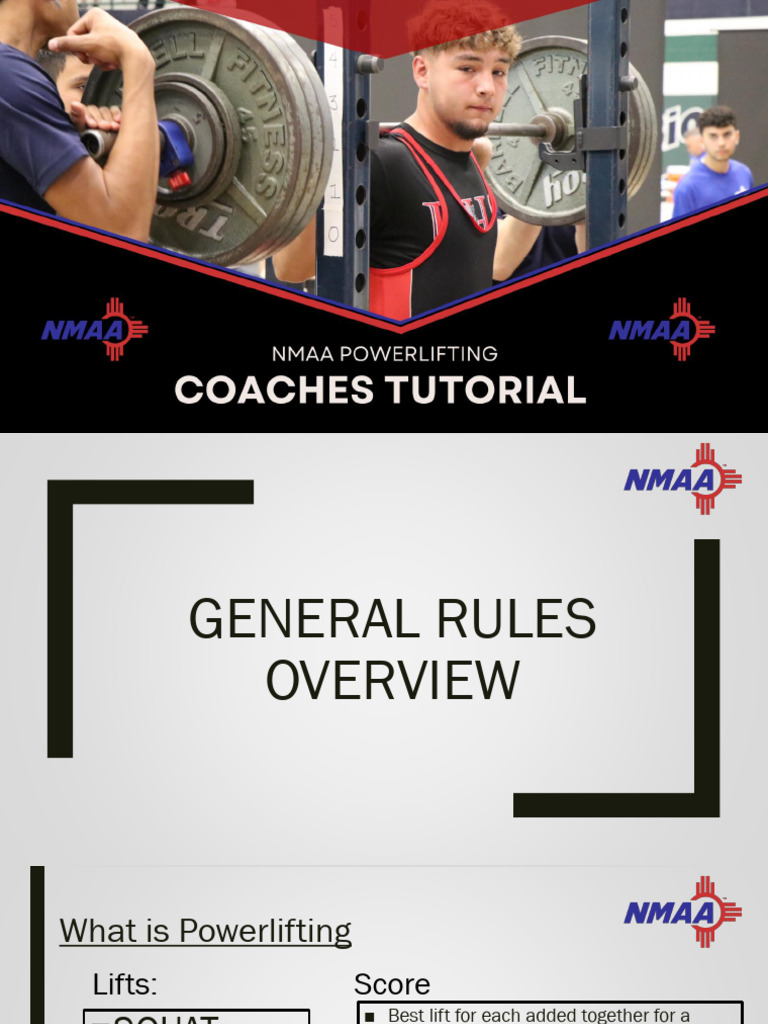 Powerlifting Coaches Tutorial | PDF | Athletic Sports | Physical Exercise