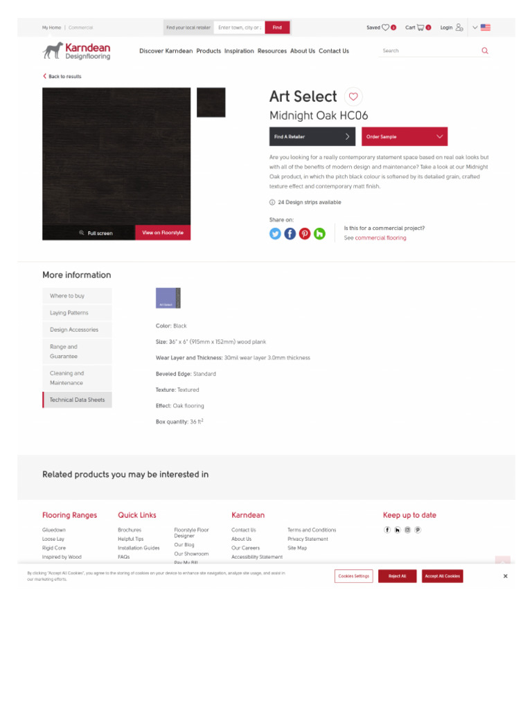 Karndean Flooring Australia - Spec Sheet | PDF