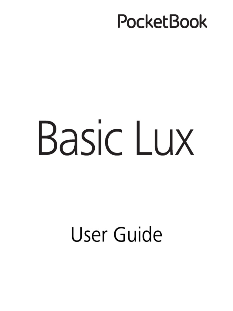 User Manual Basic Lux EN | PDF | Computer File | Computer Keyboard