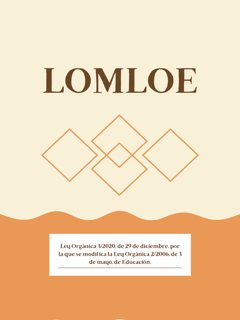 LOMLOE | PDF
