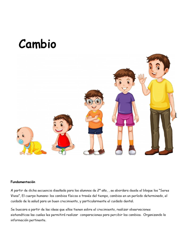 Cambios A Traves Del Tiempo | PDF | Odontología | Pediatría