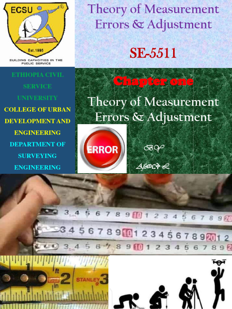 Chapter 1(1) | PDF | Observational Error | Measurement
