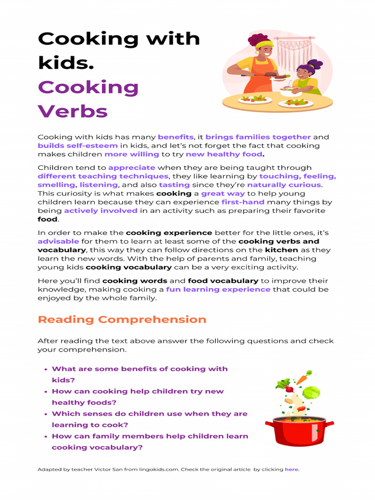 Cooking Words | PDF