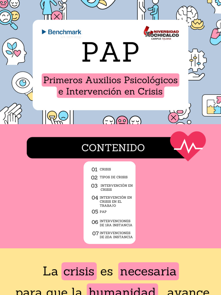 PAP-Primeros Auxilios Psicológicos e Intervención en Crisis | PDF | Sicología | Las emociones