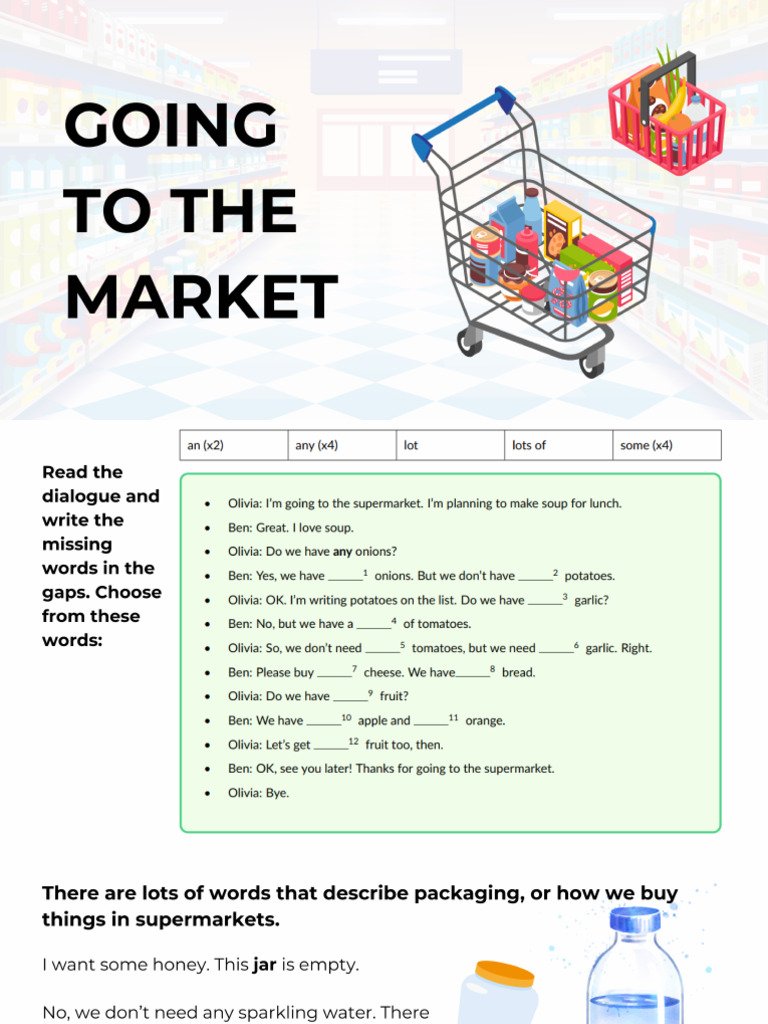 Going To The Market | PDF