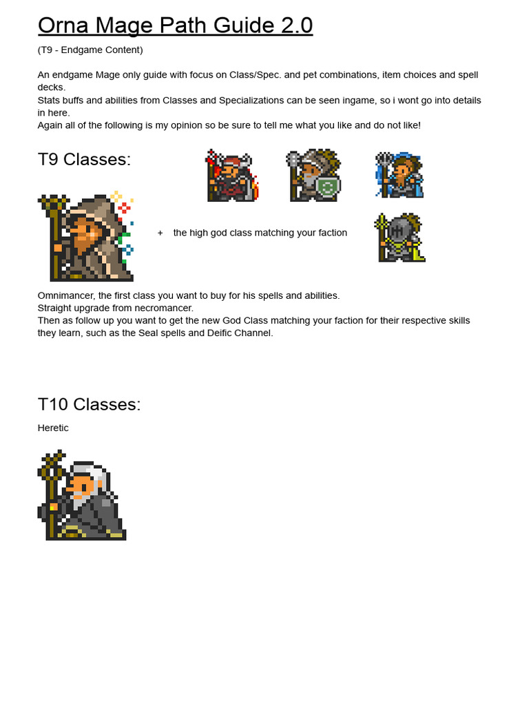 Orna Mage Path Guide 2 | PDF | Role Playing Video Games | Role Playing ...