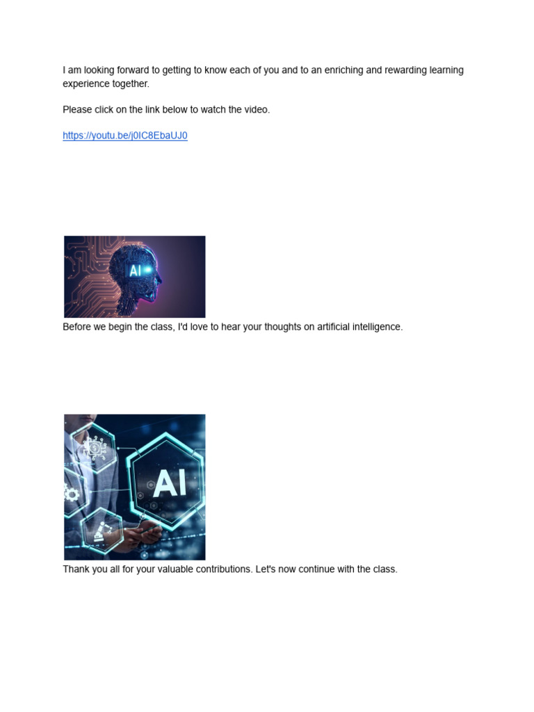Artificial Intelligence Master Class - 1 | PDF | Intelligence (AI) & Semantics | Artificial ...