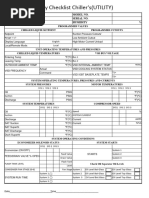 CHILLER MONITORING FORM D | PDF | Technology & Engineering